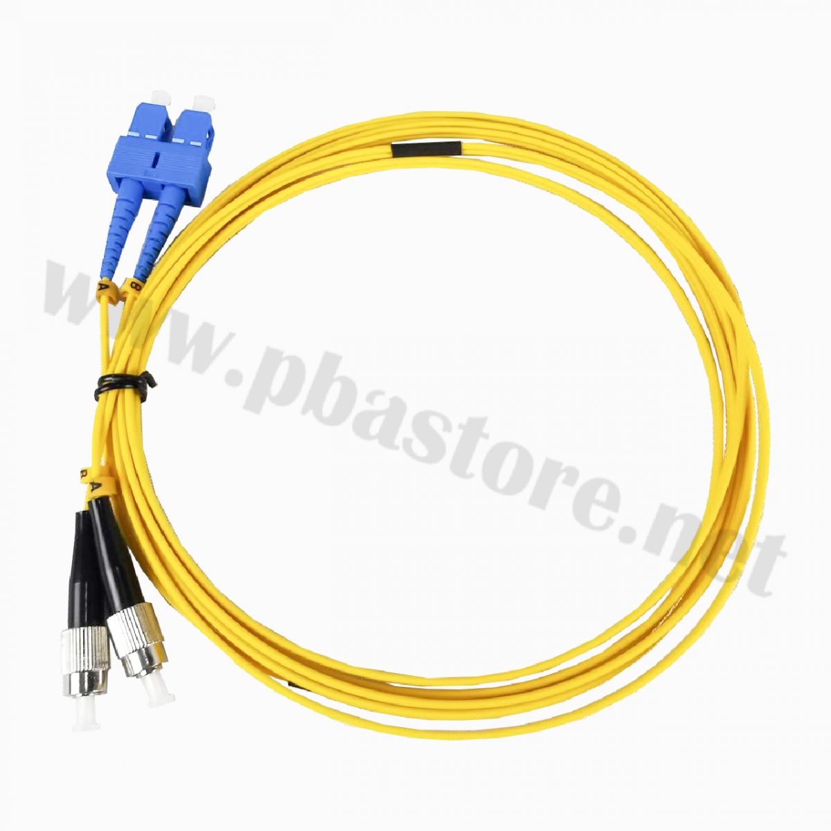 PATCH CORD FIBER 9/125 SC/UPC-FC/UPC SM-DX G657A1 2.0MM ความยาว 3 เมตร ยี่ห้อ OWIRE สายไฟเบอร์ ...